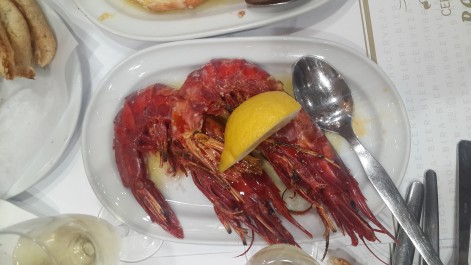 Carabineros/Scarlet Shrimp - Cervejaria Ramiro - Eat Your World